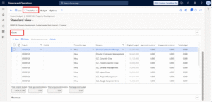 Setting Up WBS, Budgets, and Time Entries in Dynamics 365 F&O- Part 6 - SysBrilliance | Dynamics ...