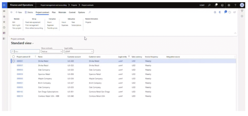 Project Management and Accounting in D365 F&O: An Overview for Project ...