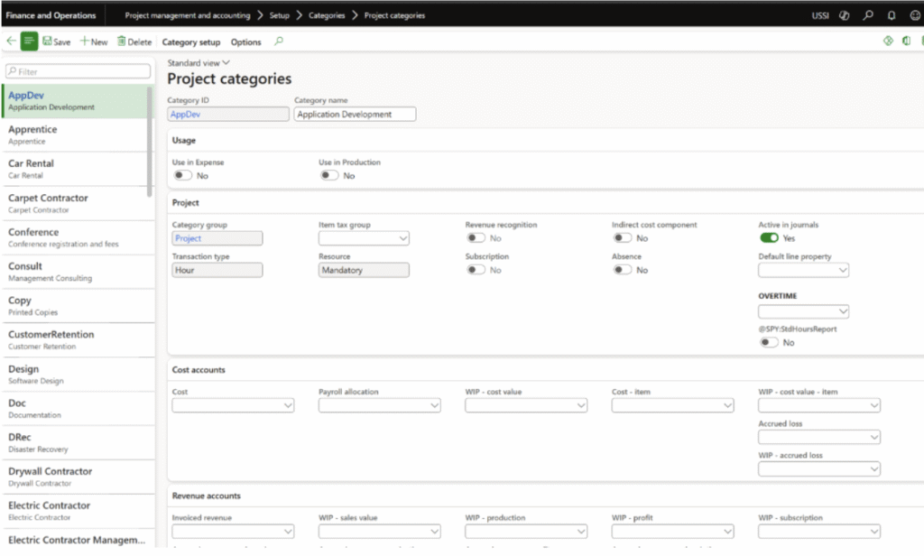 Understanding Project Categories in Dynamics 365 F&O-Part 4 ...